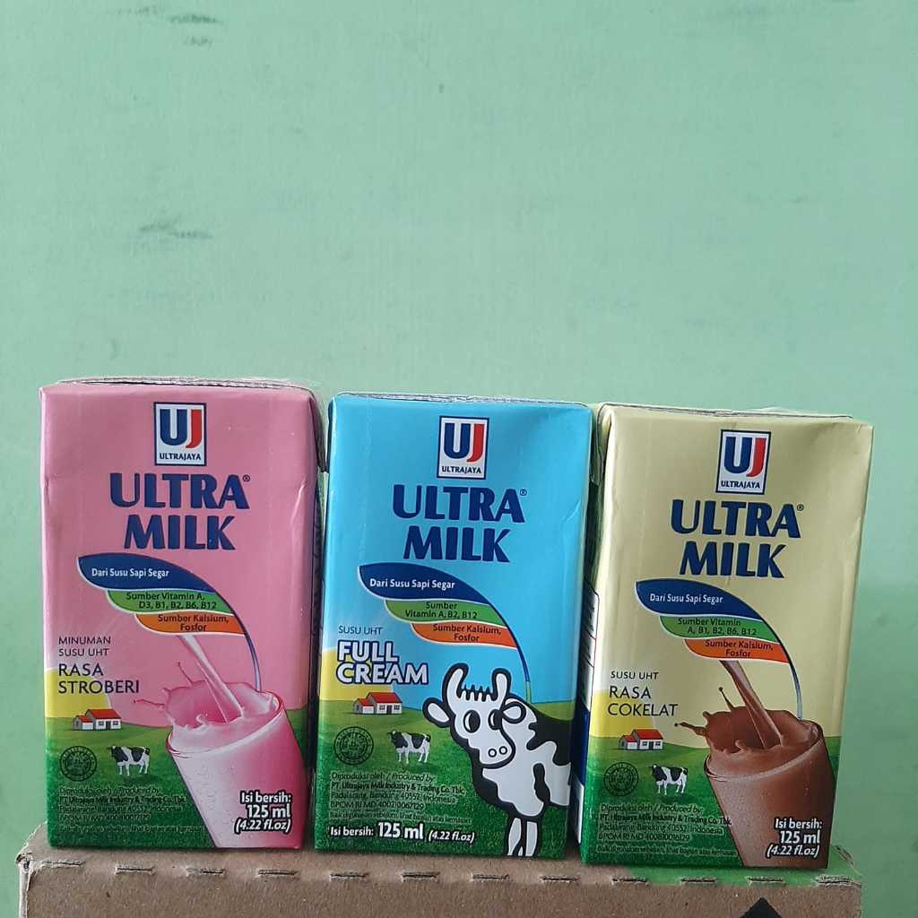 Jual Original Ultra Milk 125 ml KARTON khusus kurir instantsameday ...
