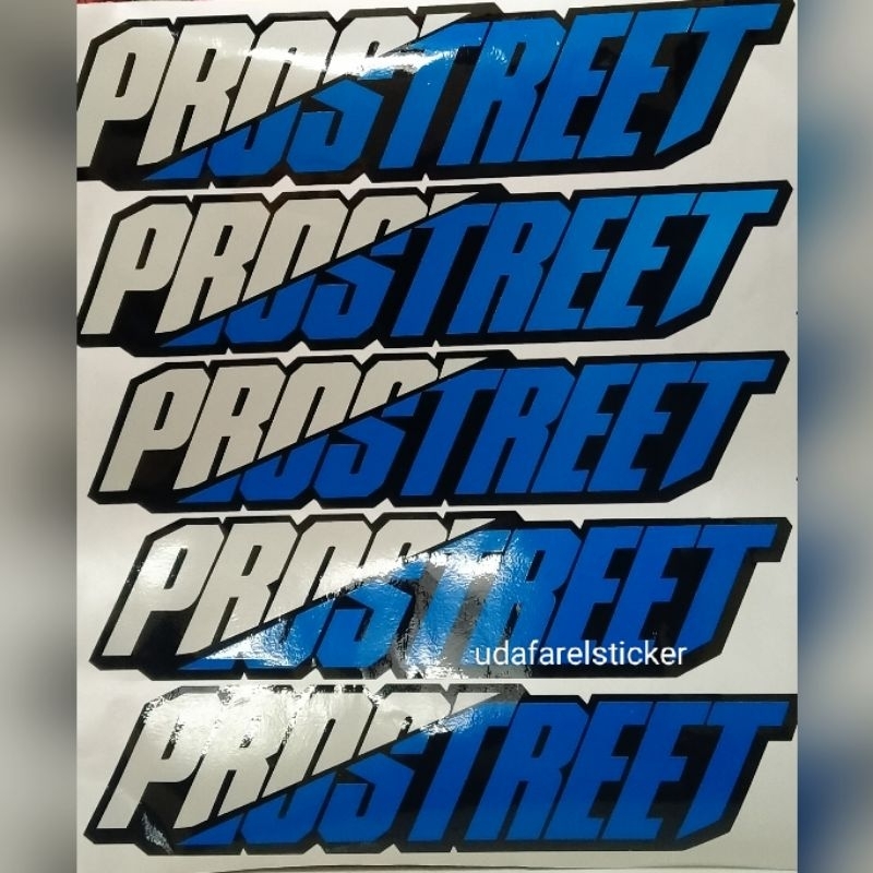 Jual STICKER CUTTING PROSTREET UKURAN 30CM | Shopee Indonesia