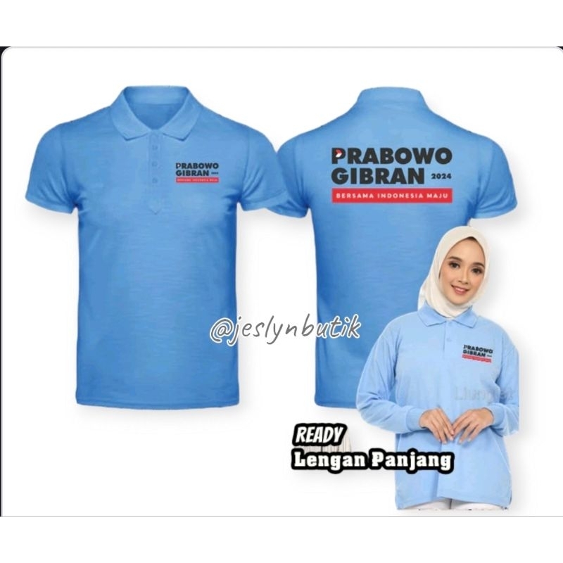 Jual KAOS POLO TIM KAMPANYE NASIONAL PRABOWO GIBRAN CAPRESPEMILU 2024 | Shopee Indonesia