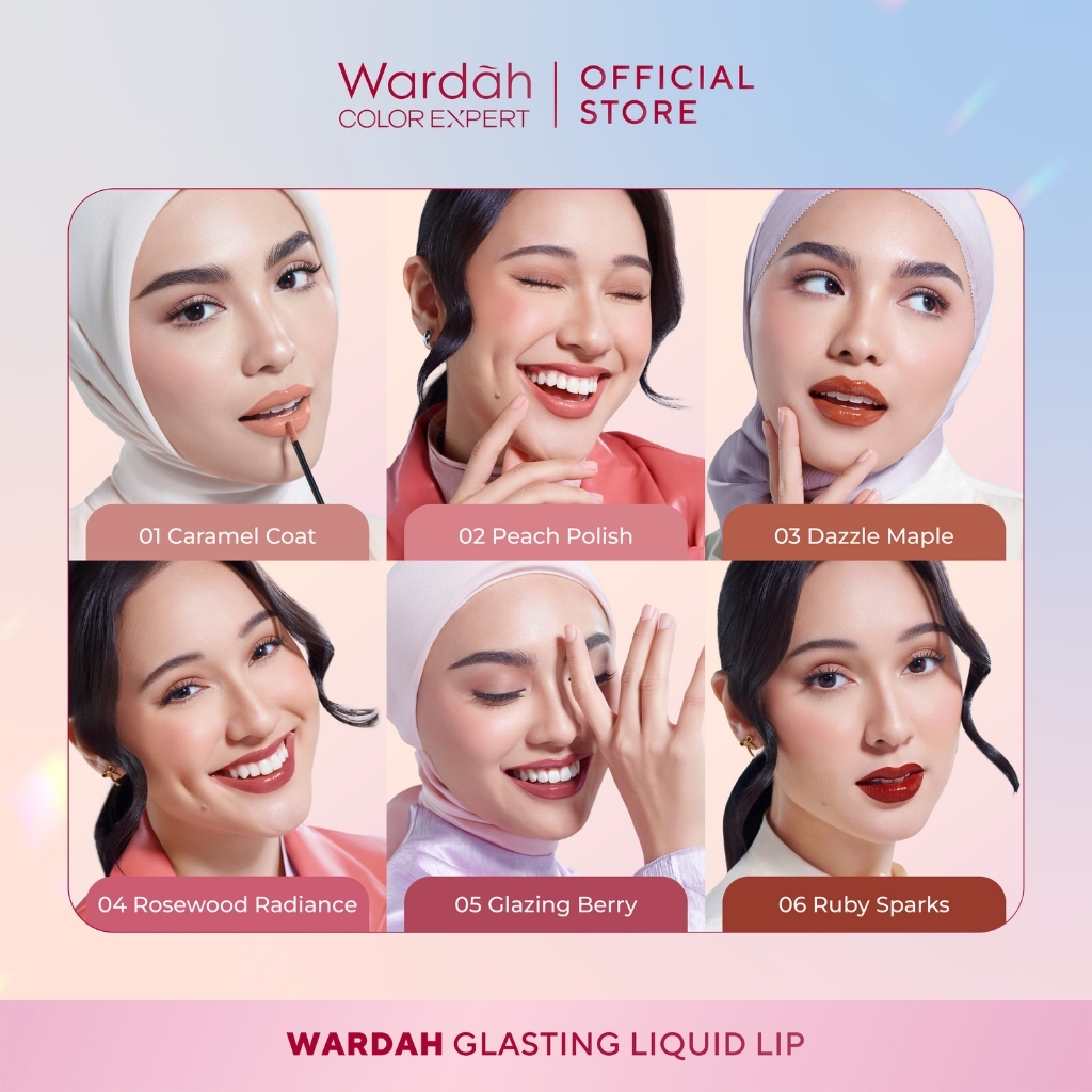 Jual [Beli 2 Gratis 2] Paket Ombre Wardah Glasting Liquid Lip 3,5 gr ...