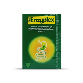 Jual NEW ENZYPLEX 4 TABLET/STRIP MENGATASI GANGGUAN PENCERNAAN DI ...
