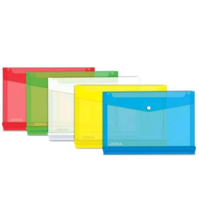 Jual MAP KANCING F4 FOLIO PLASTIK TRANSPARAN DOKUMEN / MAP PLASTIK 1 ...