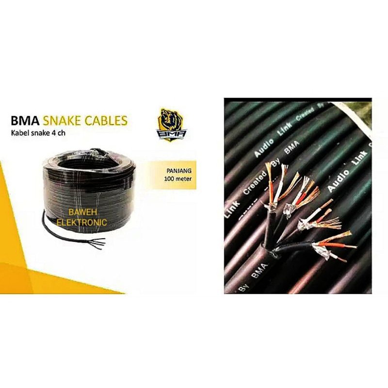 Jual KABEL SNAKE BMA isi 4 | Shopee Indonesia