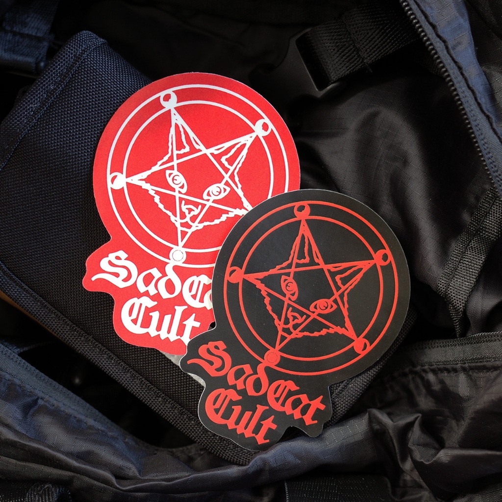 Jual Sad Cat Cult Vinyl Sticker | Shopee Indonesia