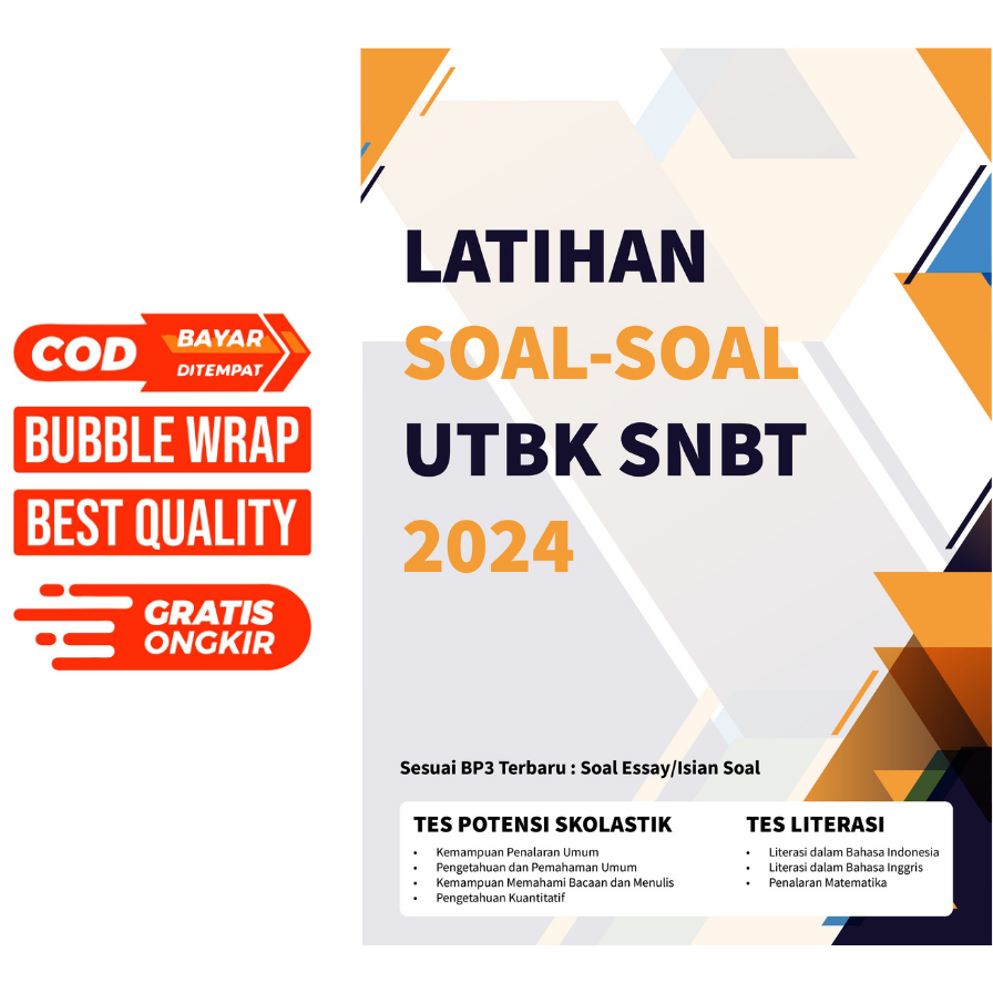 Jual LATIHAN SOAL-SOAL UTBK-SNBT 2024 ; TPS, LITERASI & SOAL ISIAN ...