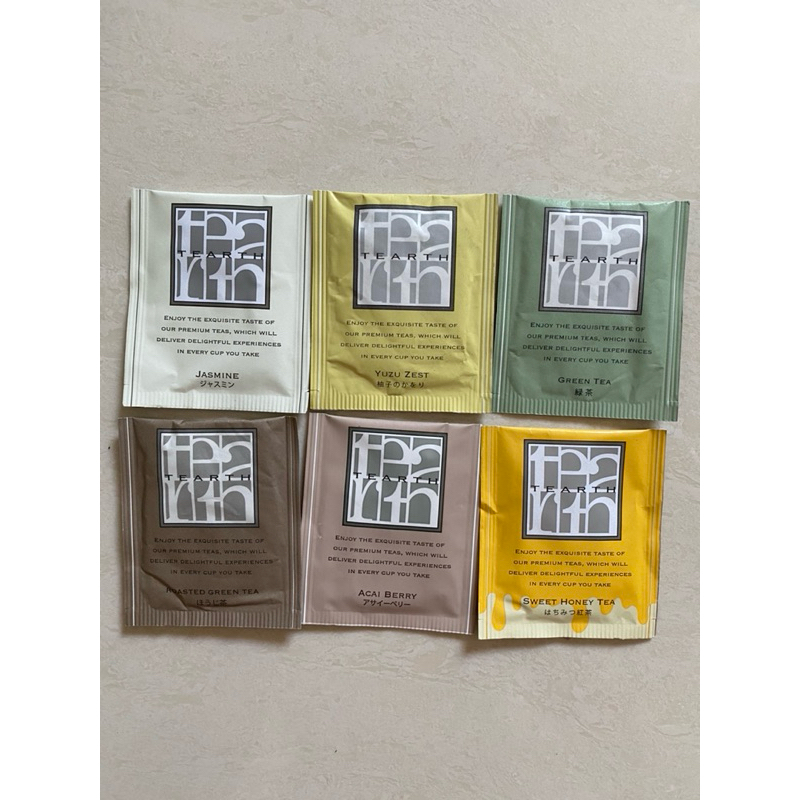 Jual Japanese tea TEARTH sachet /acai berry tea sachet / jasmine tea ...