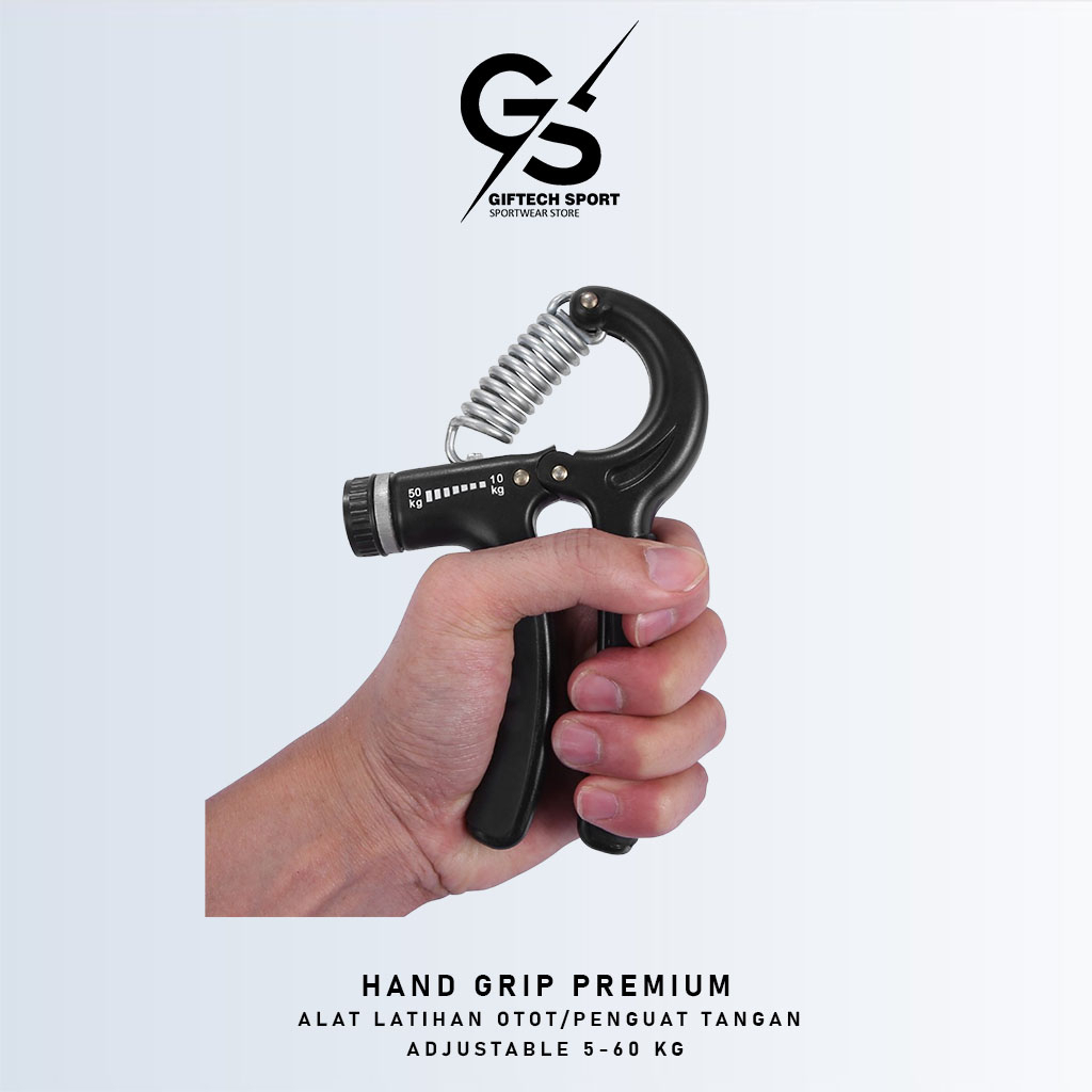 Jual Hand Grip Olahraga Tangan Handgrip Adjustable 5-60 Kg Alat Latihan ...