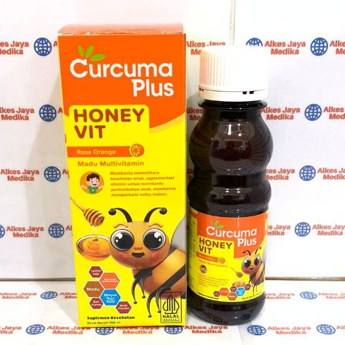 Jual Curcuma Plus Honey Vit 100ml Rasa Jeruk - Madu Multivitamin Anak ...