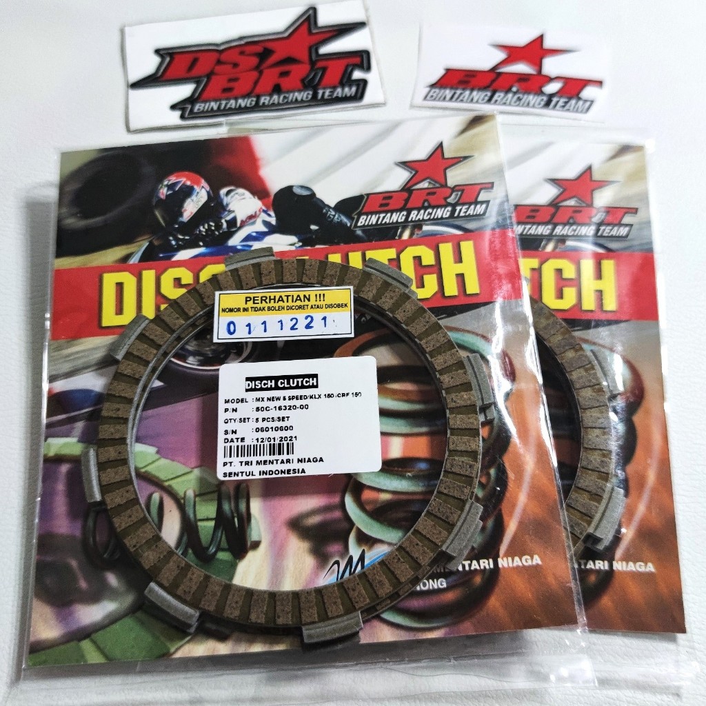 Jual Kampas Kopling BRT KLX 150 DTRACKER 150 CRF 150 VERZA MX NEW MEGAPRO | Shopee Indonesia