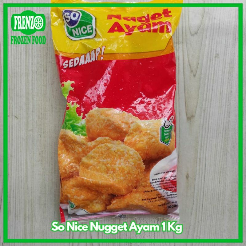 Jual So Nice Chicken Nugget 1 Kg | Shopee Indonesia