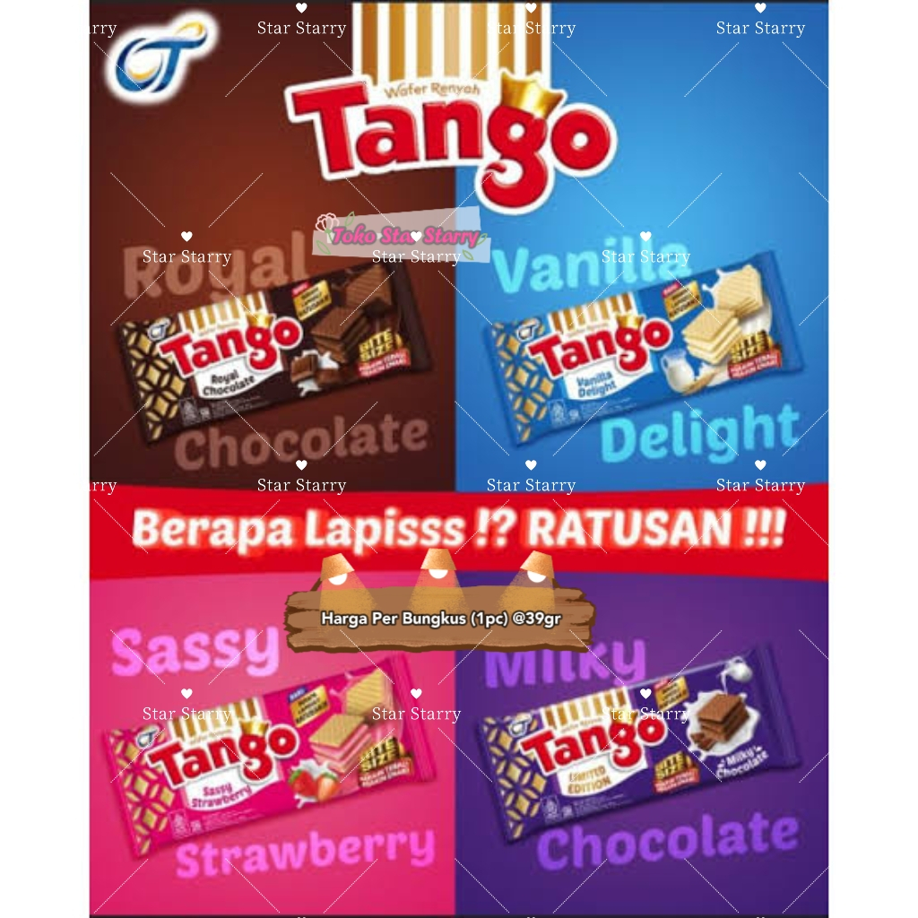 Jual [Per Pcs] TANGO WAFER 47GR (ALL VARIAN) VARIAN : TANGO WAFER ...
