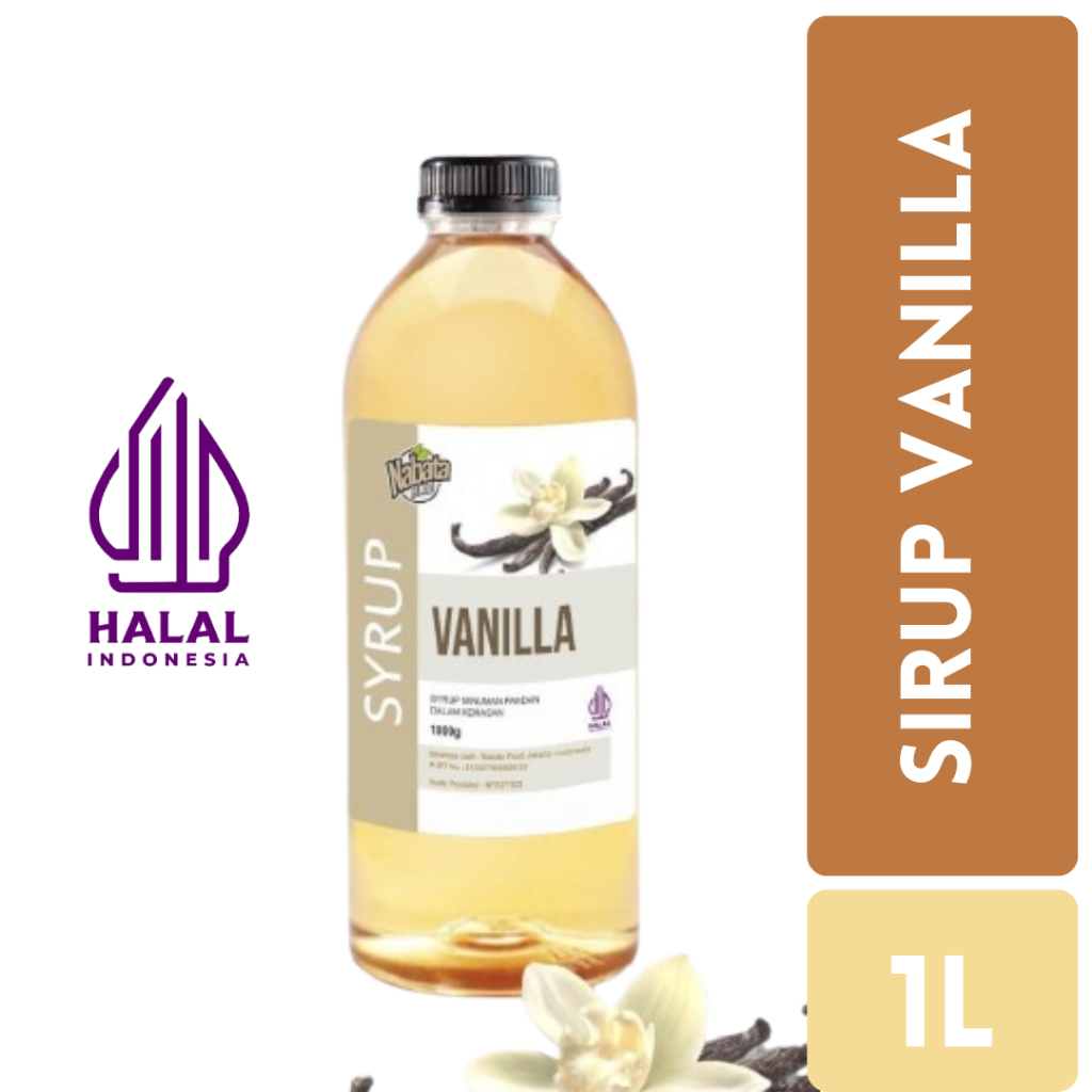 Jual Syrup Vanilla 1 Liter Nabata Drink - Sirup Vanila 1000 Ml Untuk ...