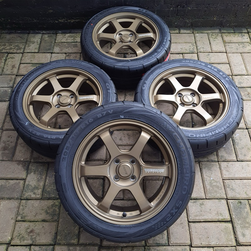 Jual Velg Ring 16 Brio Mobilio Jazz RS Freed Yaris Raize Volk Rays TE37 R16 | Shopee Indonesia