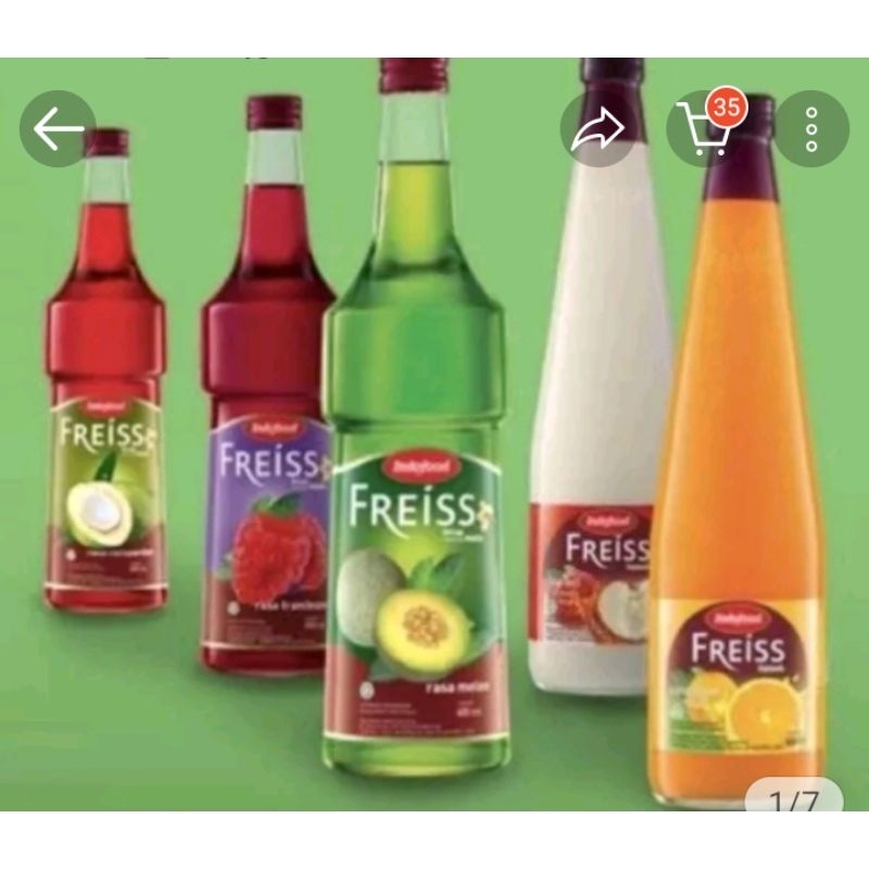 Jual INDOFOOD FREISS SIRUP ISI BERIH 550ml (minus stiker) | Shopee ...