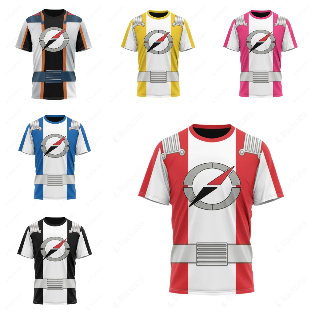 Jual Kaos Power Rangers Operation Overdrive Kaos Anak Gogo Sentai ...