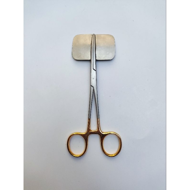 Jual Trimming Forceps Curved GOLD 12,5cm 14cm dan 16cm Stainless Steel ...