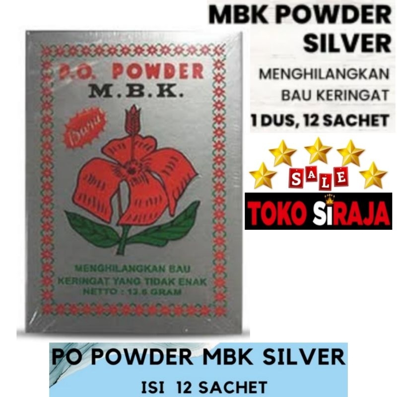 Jual MBK POWDER SILVER 1 BOX ISI 12 BUNGKUS / BEDAK BB MBK SILVER ...