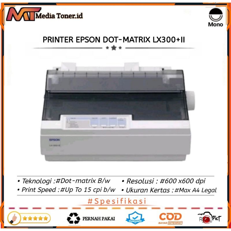 Jual Printer Epson LX-300+ II Dotmatrix berkualitas | Shopee Indonesia