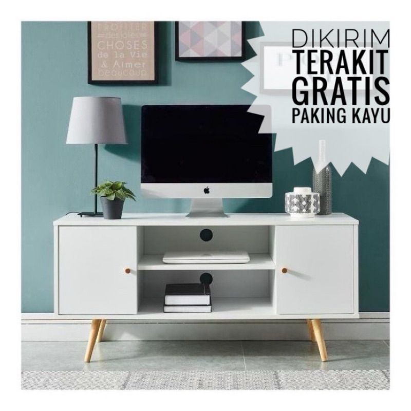 Jual Stand Tv Meja Tv Minimalis Buffet Tv Murah Ryujindeco | Shopee ...