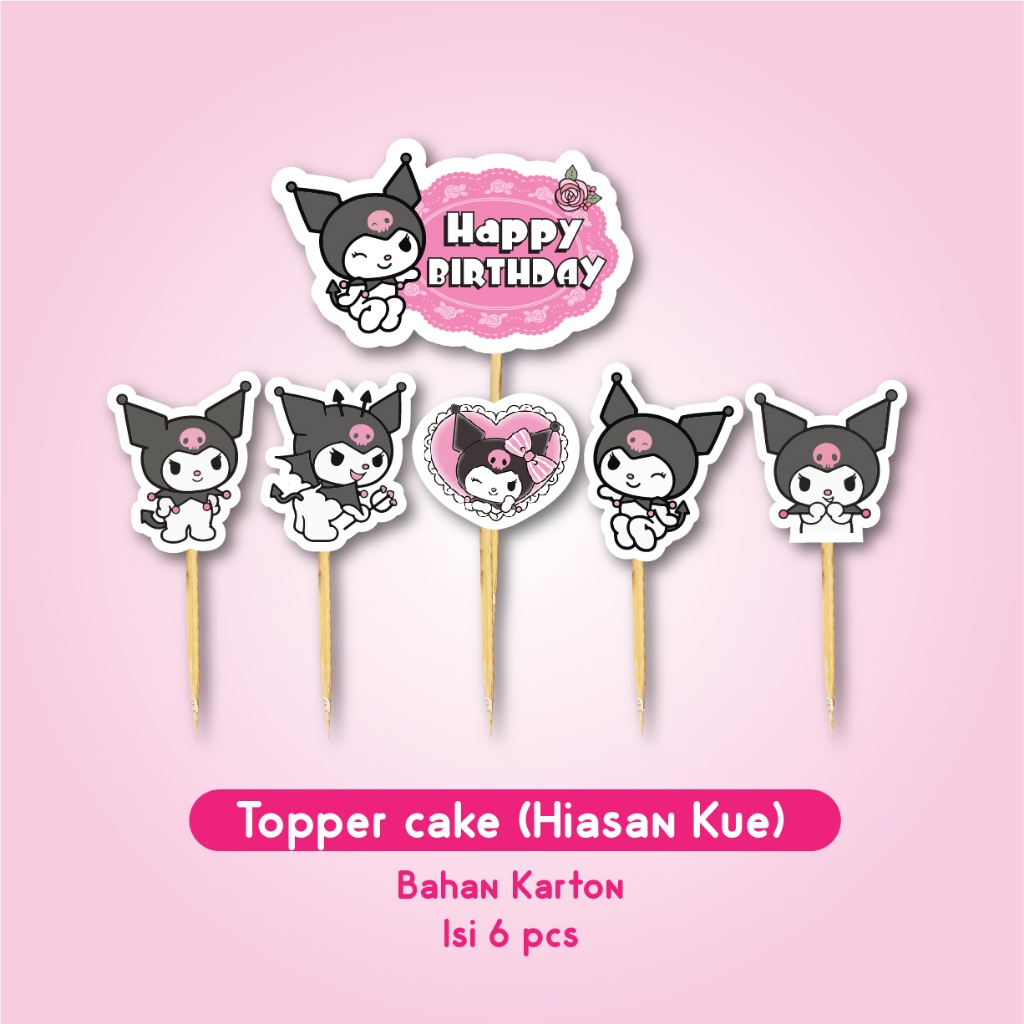 Jual PAKET DEKORASI KUROMI SANRIO HAPPY BIRTHDAY ULTAH ULANG TAHUN ...