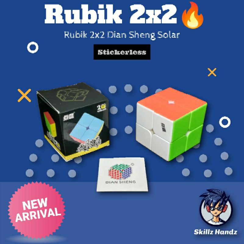 Jual Rubik 2x2 Dian Sheng Solar (Stickerless) | Shopee Indonesia