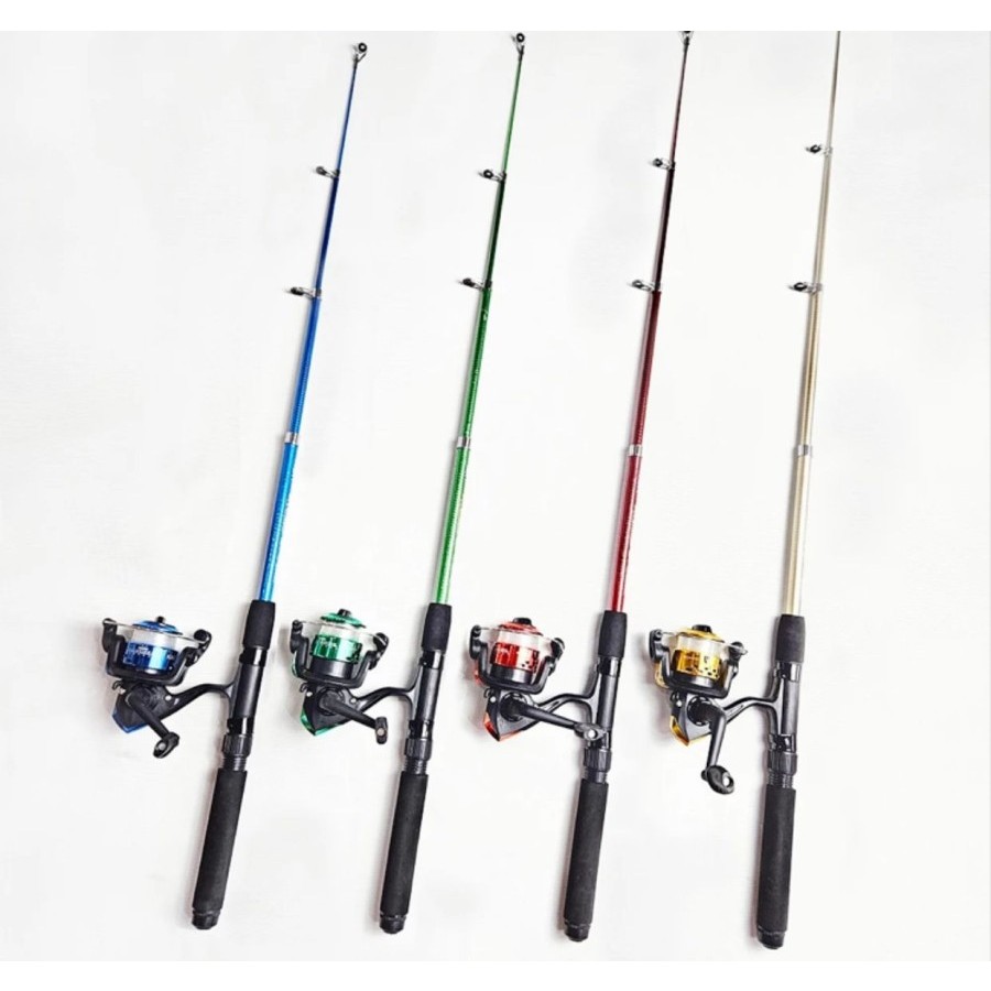 Jual QG Set Joran Alat Pancing Model Antena Teleskopic 150 Cm | Shopee ...