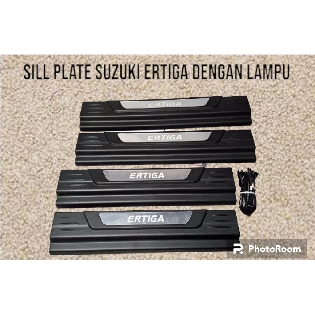 Jual Sill Plate Suzuki Ertiga Hitam/ Sill plate samping/ silplate mobil ...