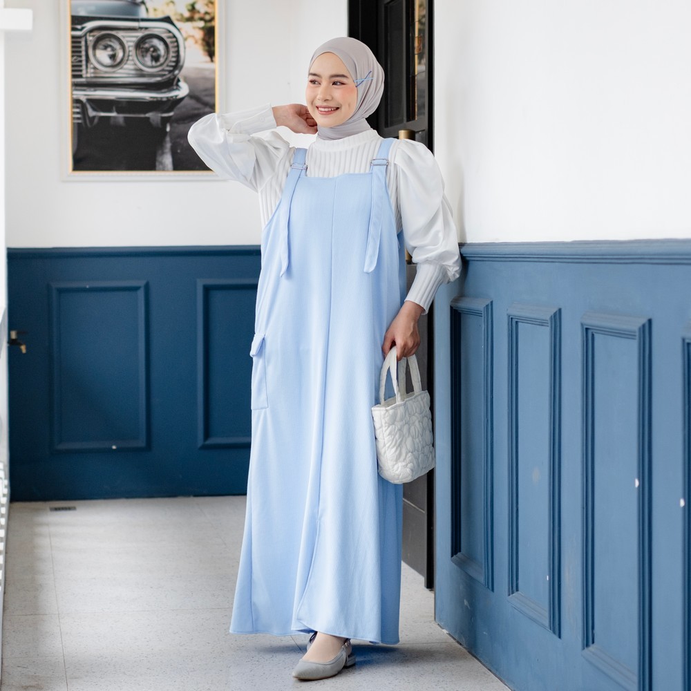 Jual Mybamus Dania Overall Cargo Dress - Overall Rok Kekinian - Dress ...