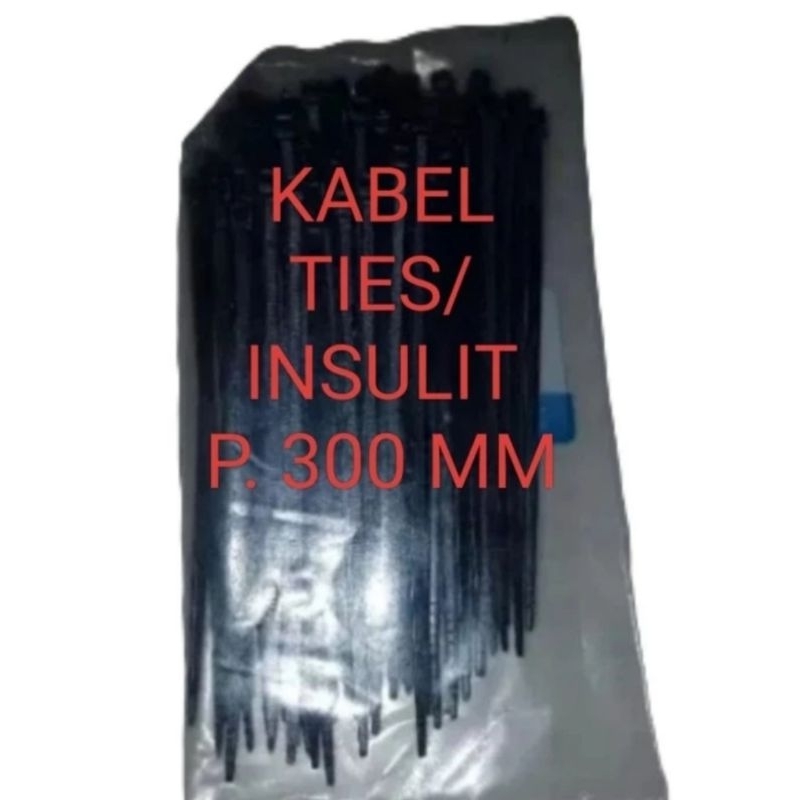 Jual Kabel ties/Kabel INSULOT .Tali RIPET plastik P .300 mm | Shopee ...