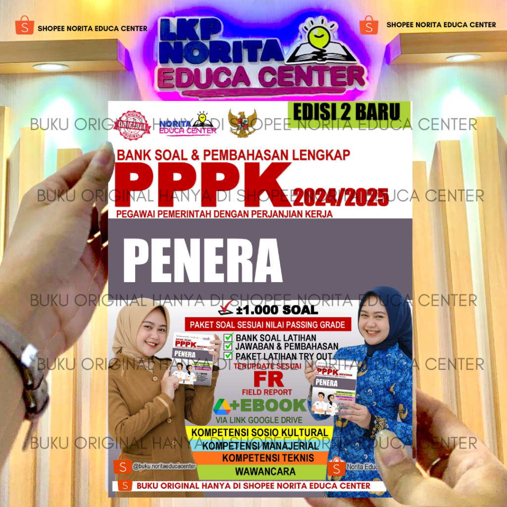 Jual BUKU PPPK PENERA 2024 NORITA EDUCA CENTER | Shopee Indonesia
