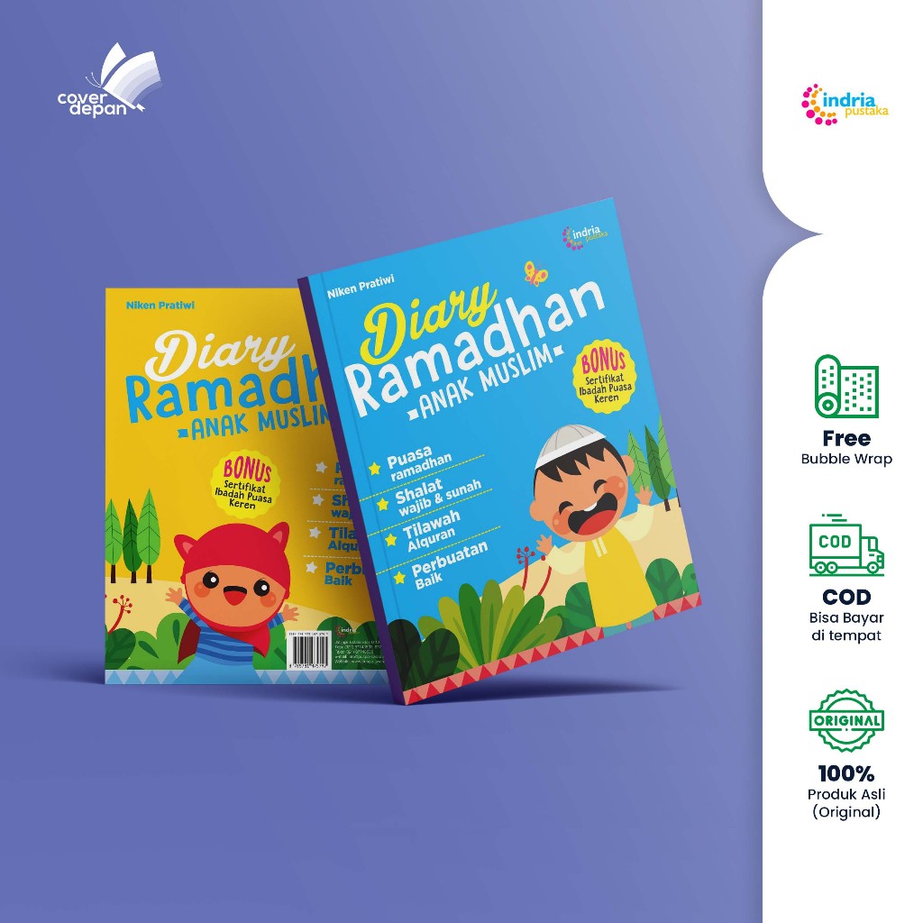 Jual BUKU EDUKASI ANAK - DIARY RAMADHAN ANAK MUSLIM - INDRIA PUSTAKA ...