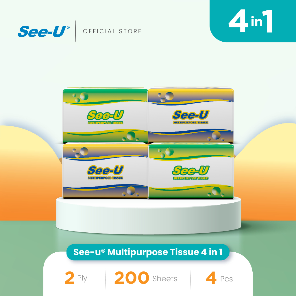 Jual See-u® Multipurpose Tissue 4 in 1 | Shopee Indonesia