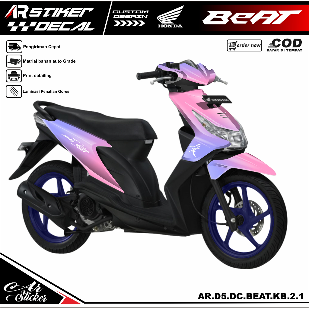 Jual Stiker Decal Beat Karbu Full body - Dekal Sticker Hologram Honda ...