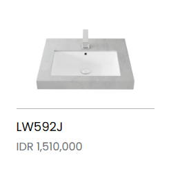 Jual WASTAFEL CUCI TANGAN TOTO Under Counter Lavatory Kualitas 1 Grade ...