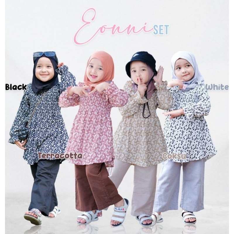 Jual EONNI Set by Almahyra Kids TANPA HIJAB setelan setcel anak bayi 1 ...
