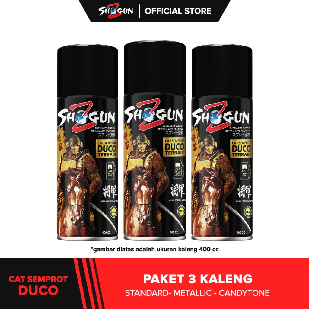 Jual Paket 3 Kaleng Cat Semprot Motor Shogun Z Paint | Shopee Indonesia