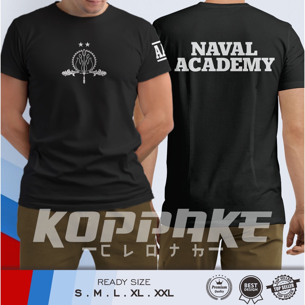 Jual Kaos Naval Academy Akademi Angkatan Laut DB Baju Distro | Shopee Indonesia
