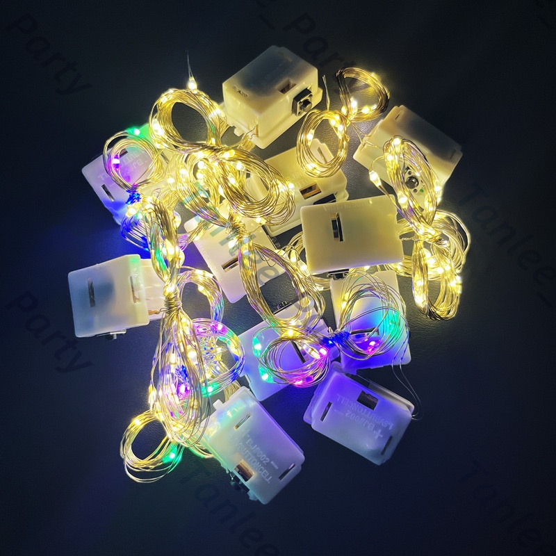 Jual 1 meter Lampu tumblr Kawat / tumblr lamp Kawat(Baterai) / lampu ...