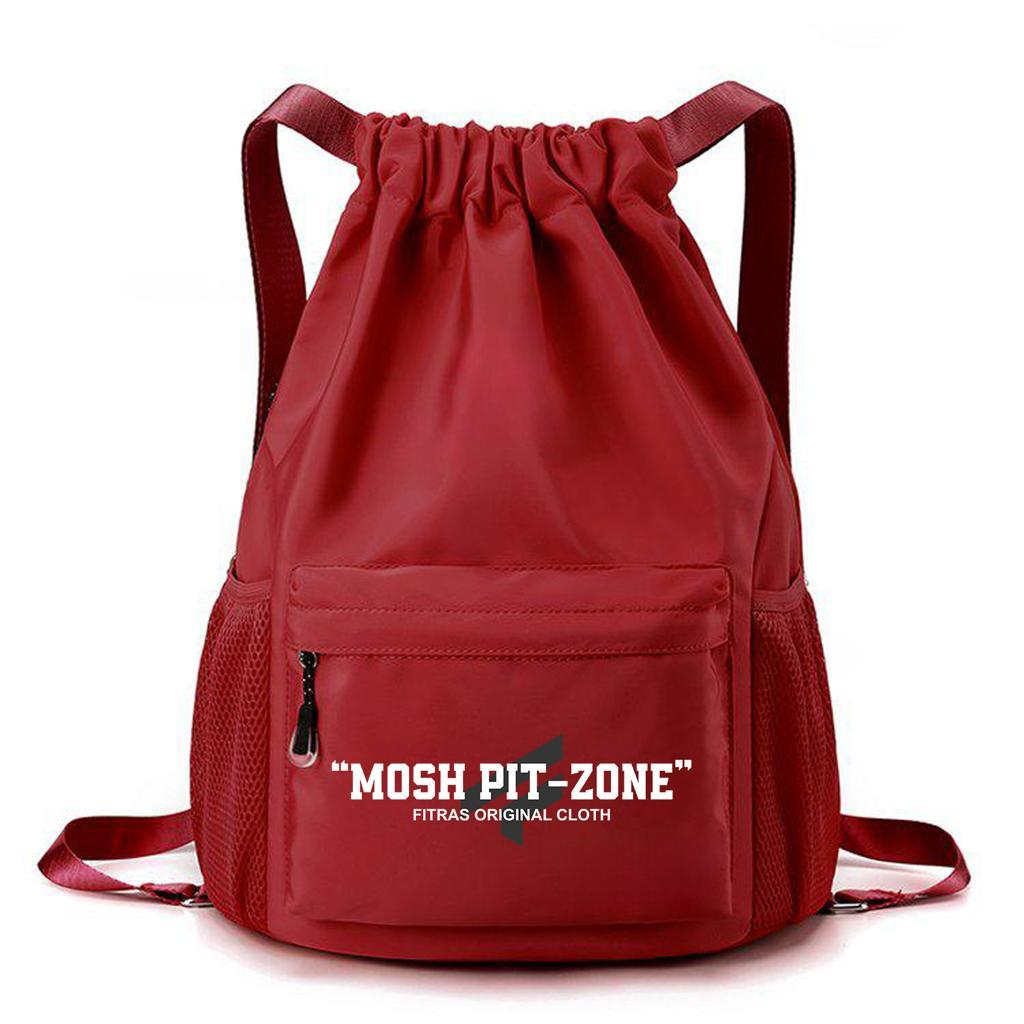 Jual Tas Serut Sekolah Cordura Premium Anti Air Motif MOSH PIT ZONE ...
