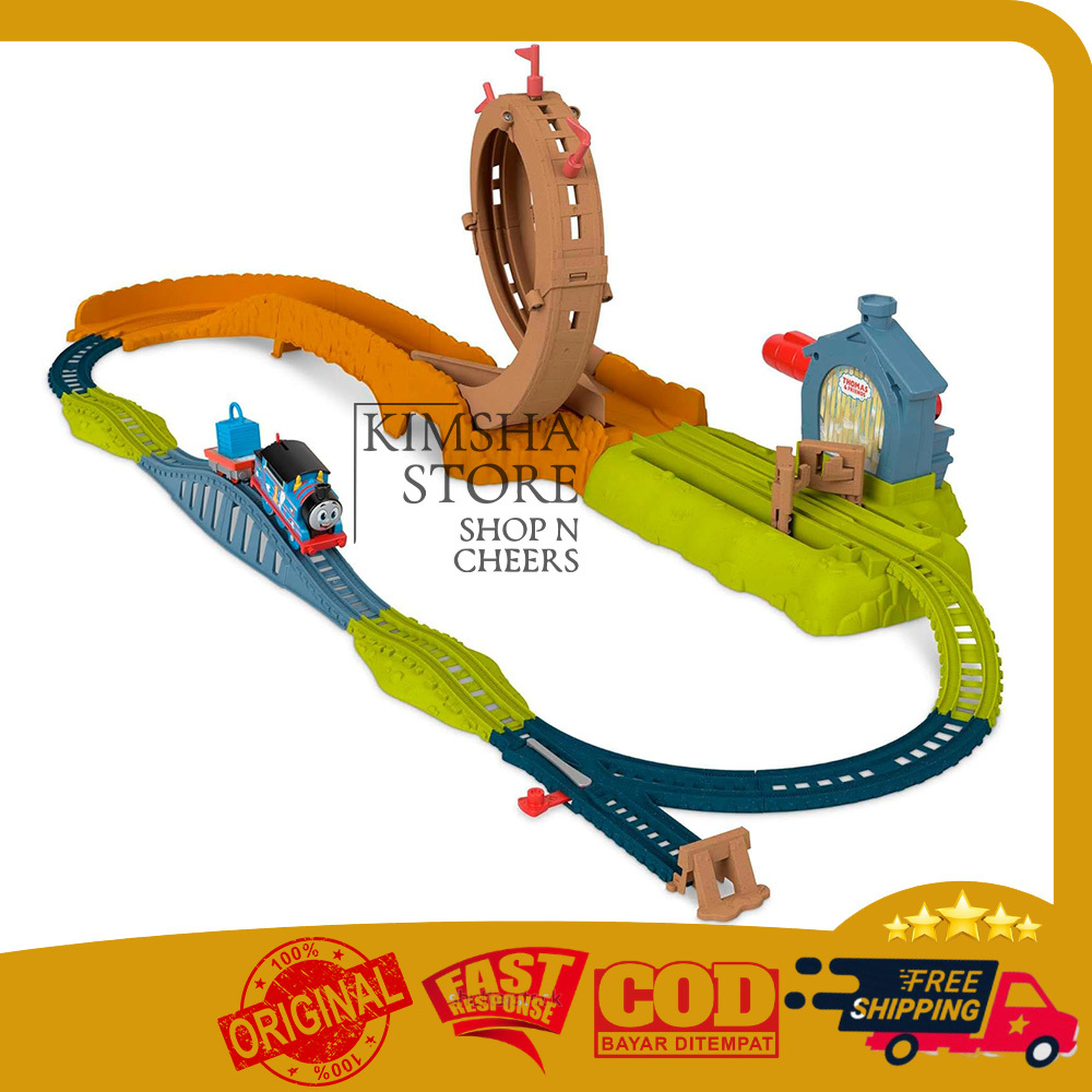 Jual Thomas & Friends Track Launch Loop Maintenance Yard Motorized ...