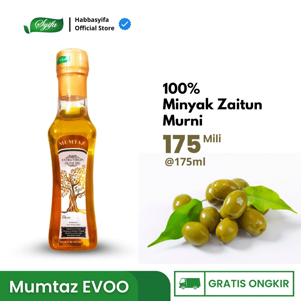 Jual Minyak Zaitun Mumtaz Ekstrak Virgin Oil 175 ml Perasan Pertama Dan ...