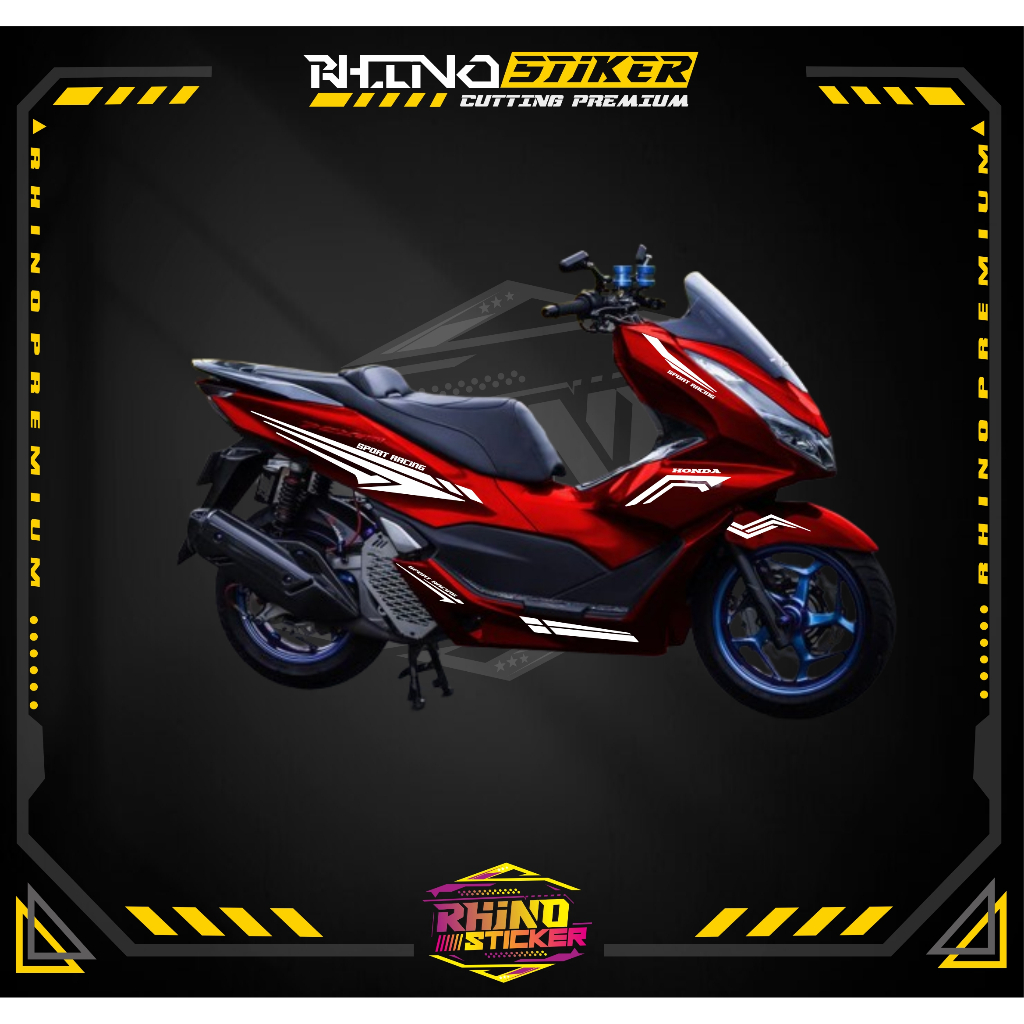 Jual stiping Pcx 160 v3 List striping Pcx Stiker motor | Shopee Indonesia