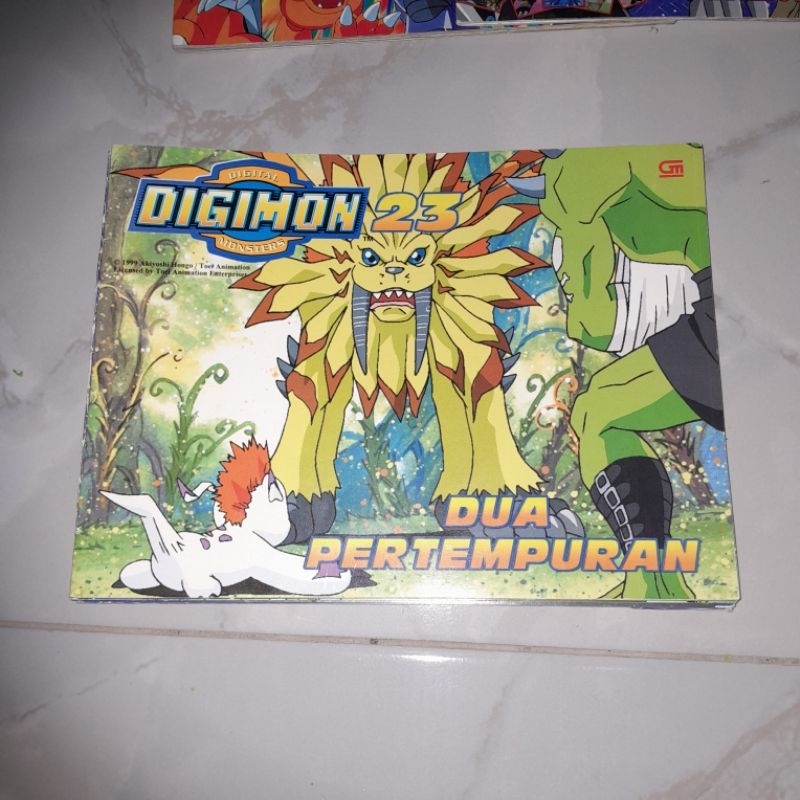 Jual ORIGINL BEKAS KOMIK DIGIMON DIGITAL MONSTER FULL COLLOR - KISAH ...