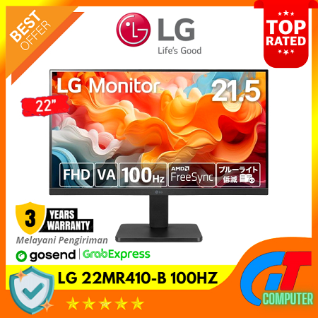Jual LG Monitor 22MR410-B 21.45'' Full HD Display with AMD FreeSync™100hz | Shopee Indonesia