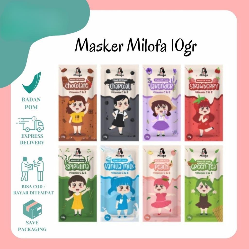Jual [BPOM] Masker Organik Milofa 10gr / Masker Wajah Milofa 10gr ...
