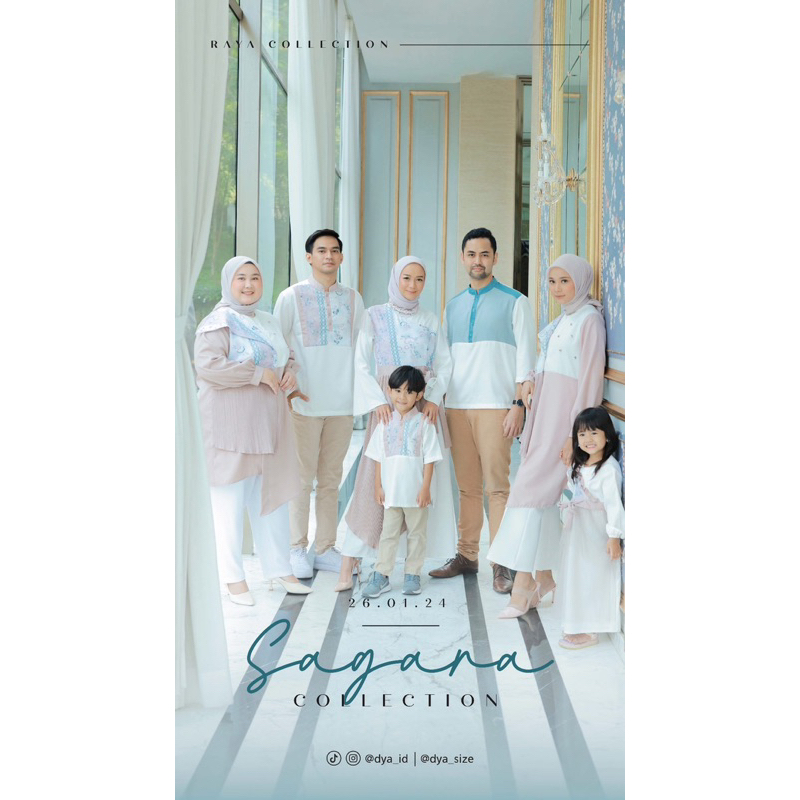 Jual SAGARA SERIES RAYA BY DYA ID | Pakaian Lebaran Keluarga Tunik ...