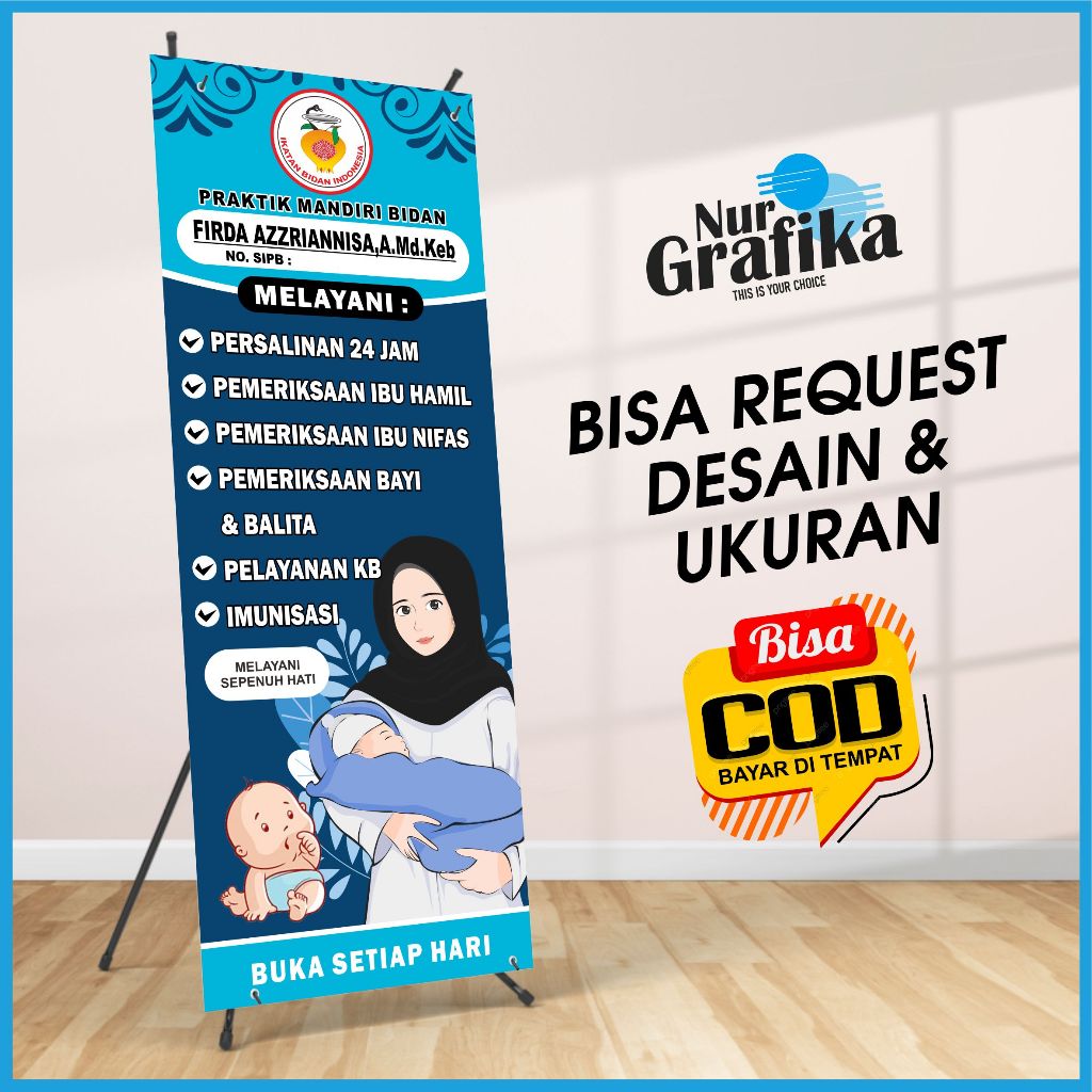 Jual Banner Pelayanan Bidan | Shopee Indonesia