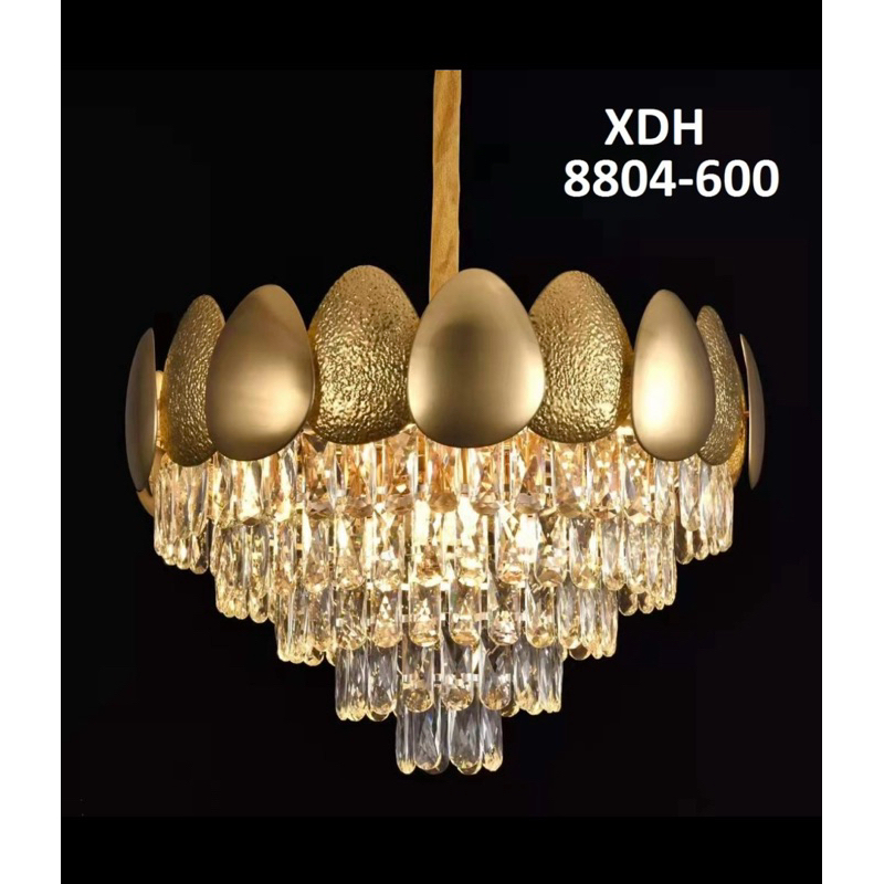 Jual Lampu Gantung kristal Gold XDH 8804 | Shopee Indonesia