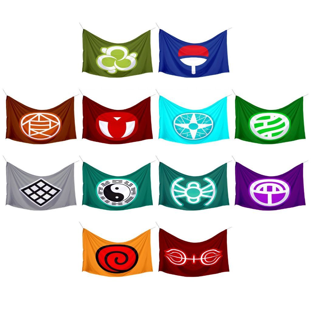 Jual BENDERA TAPESTRY WALL DECOR ANIME NARUTO KLAN | Shopee Indonesia