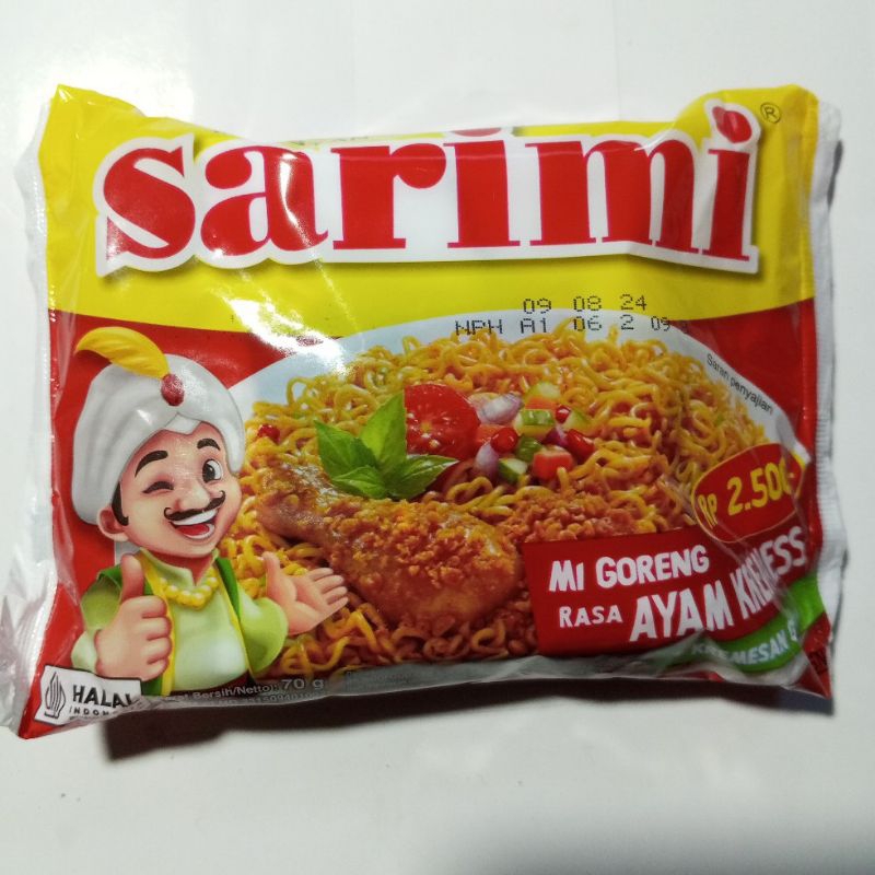 Jual MIE SARIMI - Mie Sarimi Goreng Rasa Ayam Kremes isi 1 @70gr - Mie ...